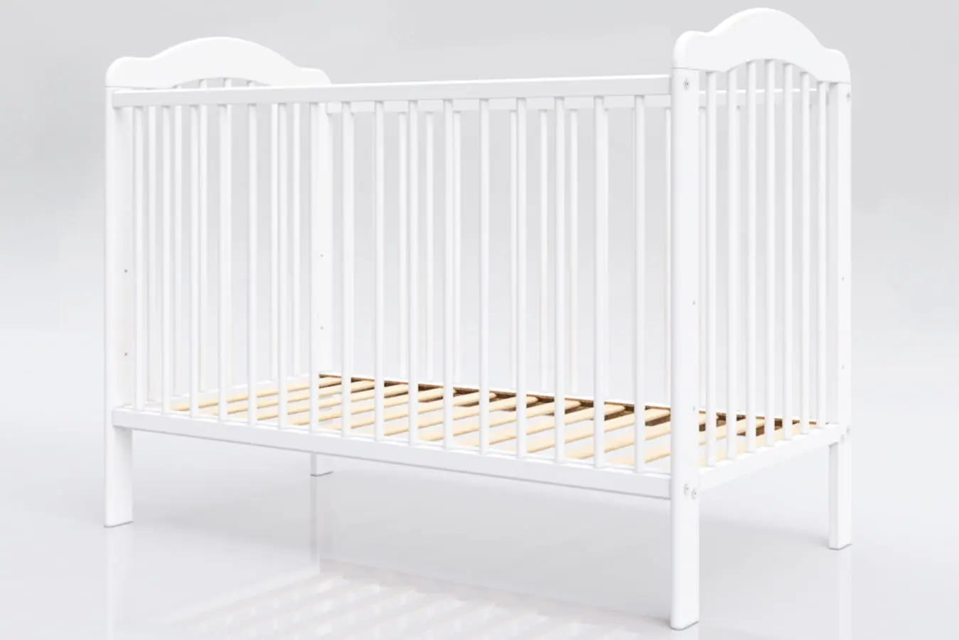Lettino Krevetac za bebe Alek 120x60cm, Beli