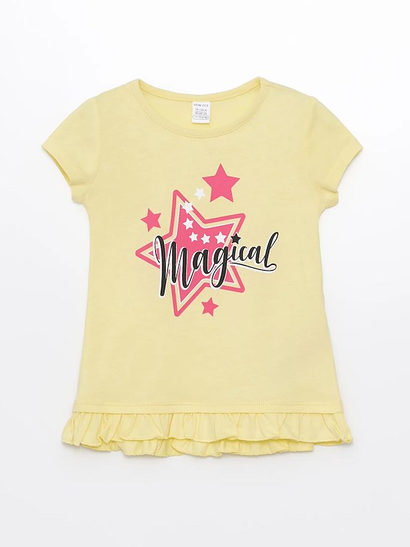 LC Waikiki Majica za devojčice S4KD99Z1-FTH, Žuta