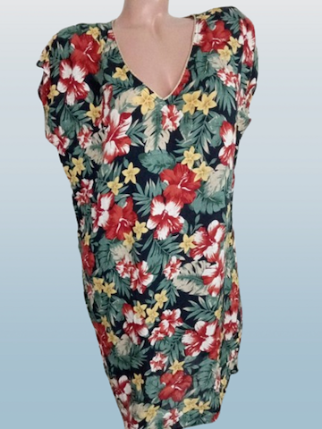 ❤️VISKOZNA CVETNA HALJINA❤️NOVO-XL-XXL