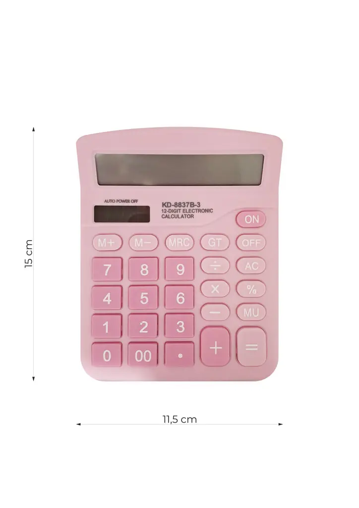 Kalkulator OP23286 KD-8837B-3, Roze