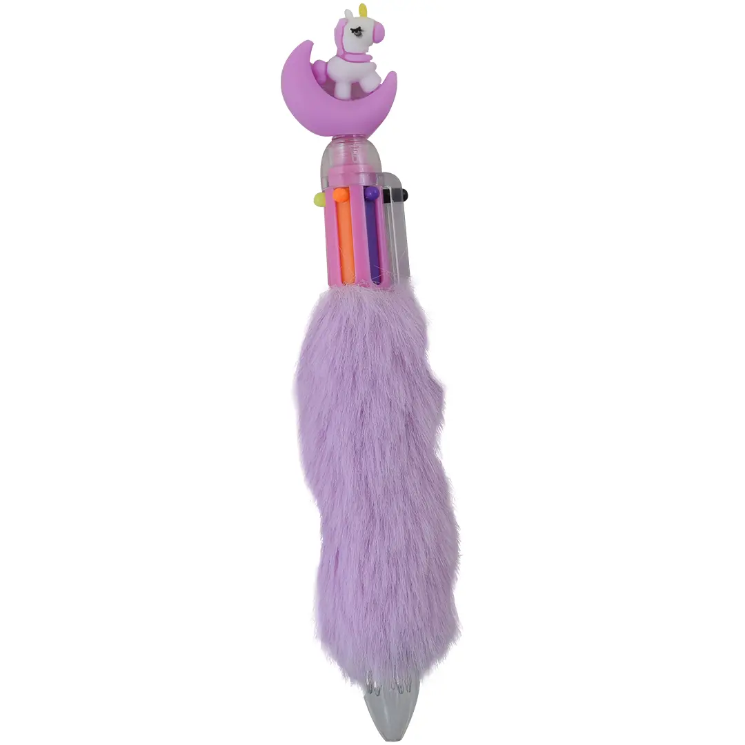 Hemijska olovka sa 6 boja Unicorn ljubičasta
