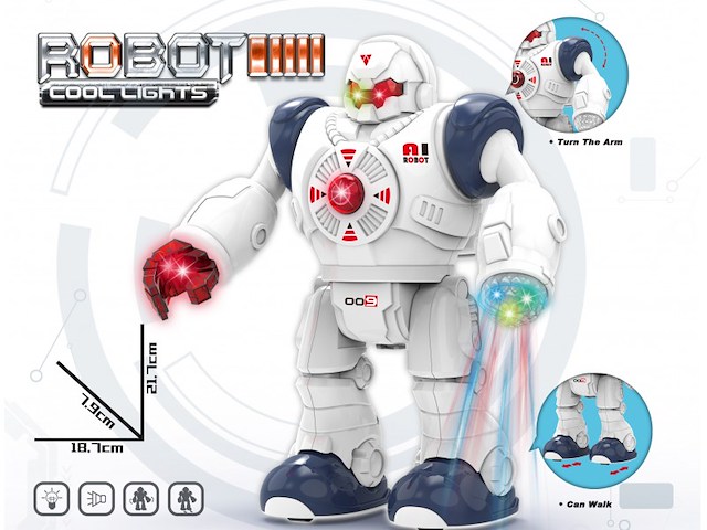 ROBOT koji hoda sa efektima