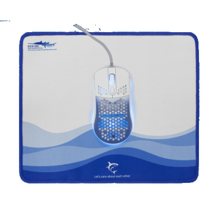 WHITE SHARK GMP 2201 MEGALODON Mouse + Pad