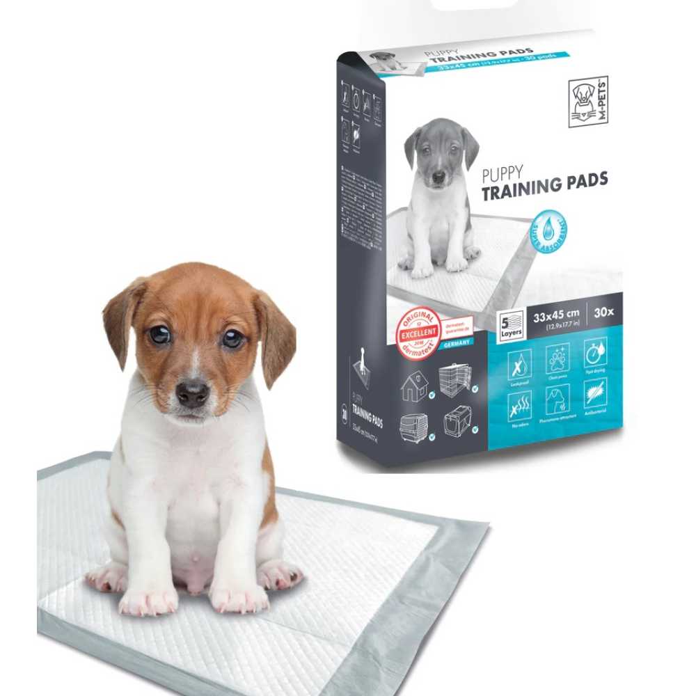 M-Pets Pelene za pse bele 30 komada 90x60cm