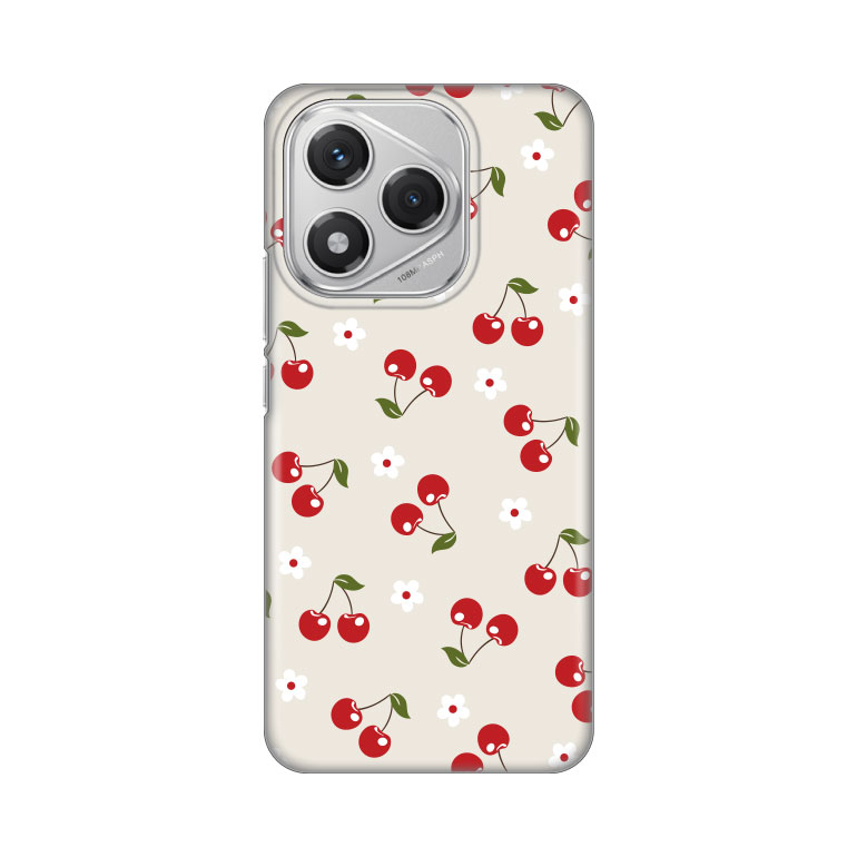 Zastitna silikonska maska (futrola) PRINT - Huawei Honor 400 Lite Cherry and Flowers