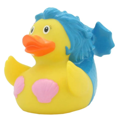 Lilalu Patkica - Rubber Duck, Mermaid, blue, 9 cm