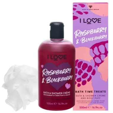 I LOVE Set za kupanje - Raspberry & Blackberry