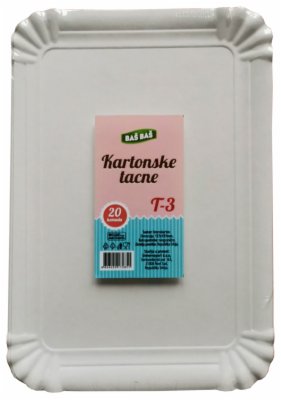 TACNE KARTONSKE T-3 BAŠ BAŠ 20/1