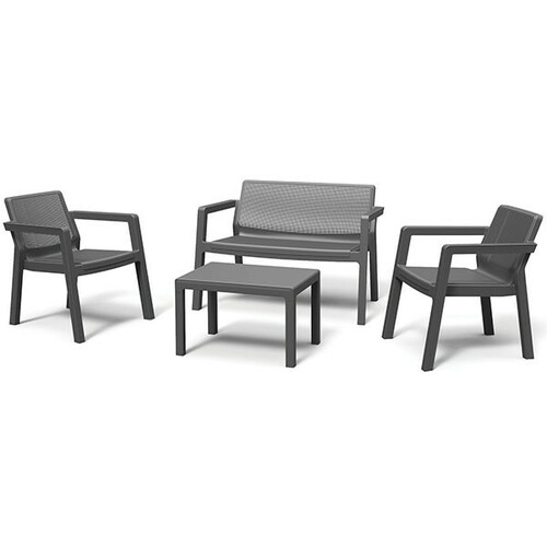 KETER Bastenski set Emilly Patio bez jastuka, grafit