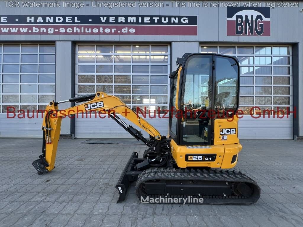JCB 26C -werkneu- mini bager