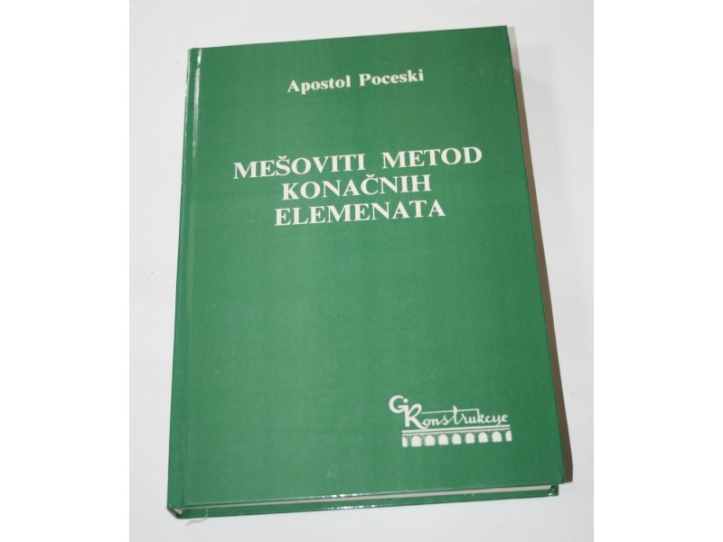 Mešoviti metod konačnih elemenata Apostol Poceski