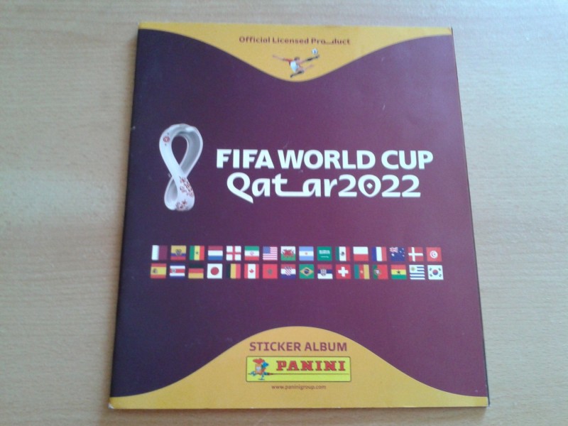 Album-KATAR 2022 PANINI-Novo Nekorisceno