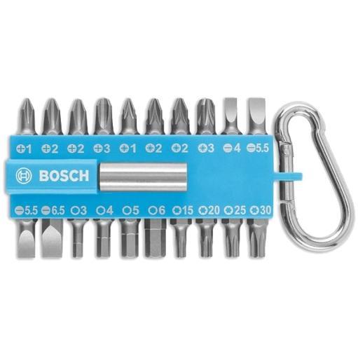 Bosch Displej 21-delni set bit kopča plavi, 2607012001
