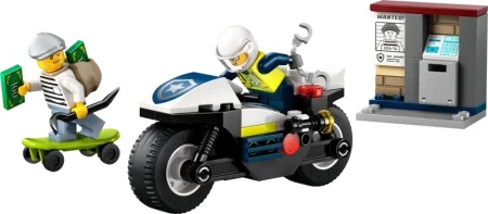 Lego city police motorcycle chase ( LE60455 )