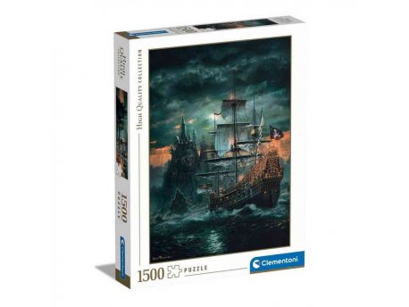 CLEMENTONI PUZZLE 1500 THE PIRATES SHIP