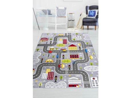 Conceptum Hypnose Tepih (200x290) Gri Trafik Grey