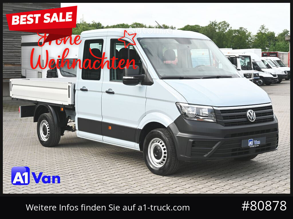 Volkswagen Crafter 35 Pritsche Doka, AHK, 7-Sitzer kamion s ravnom platformom < 3.5t