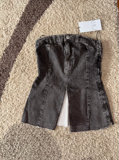 Zara teksas top, sa etiketom! ✨