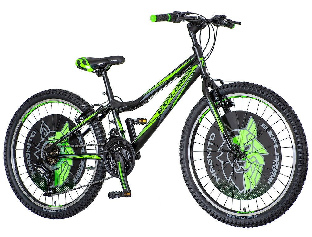 MTB bicikl Explorer Magnito 24 crno oranž