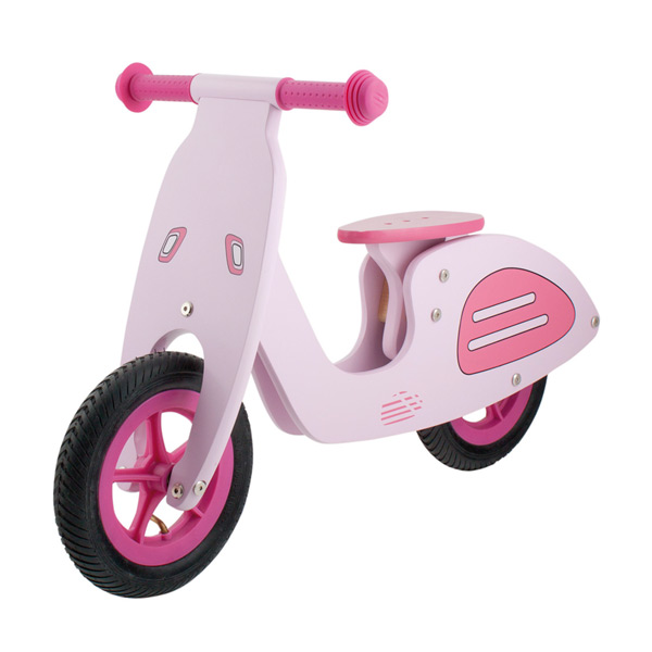 Drvena guralica - dečji bicikl Vespa