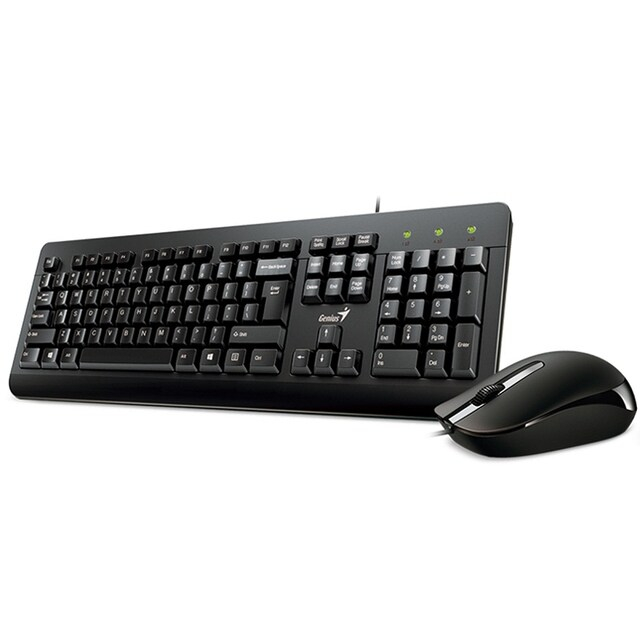 Genius Komplet tastatura i miš KM-160 , USB, BLACK,US