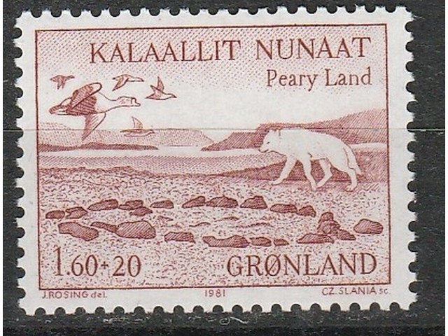 Grenland - 1981 - Peary Land-Polar Fox - MNH