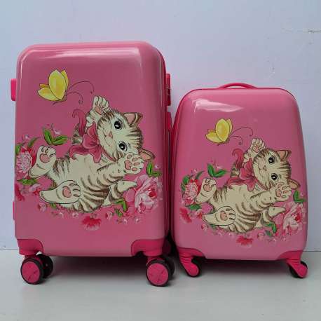 DECIJI KOFERI SET 2U1 MOD.38 ROZE MACKA