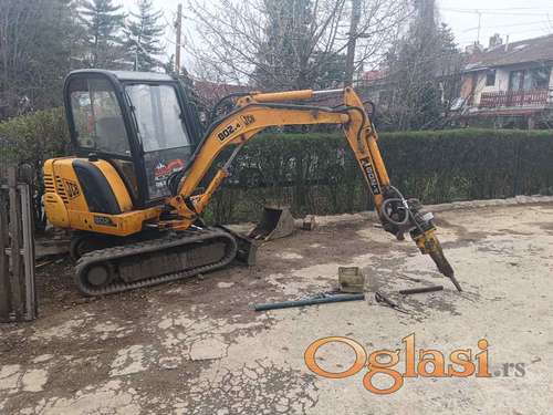 Mini bager kopanje rusenje kamion kiper kamion korpa odvoz