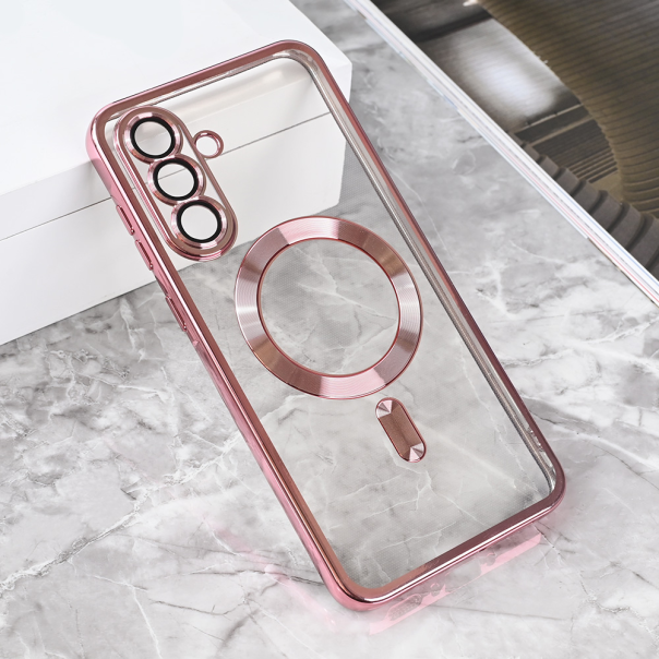 Maska za Samsung Galaxy A56 5G Magsafe Lux roze