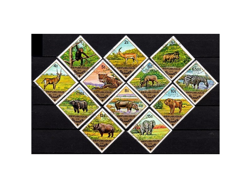 Republic de Guinee 1975. Fauna