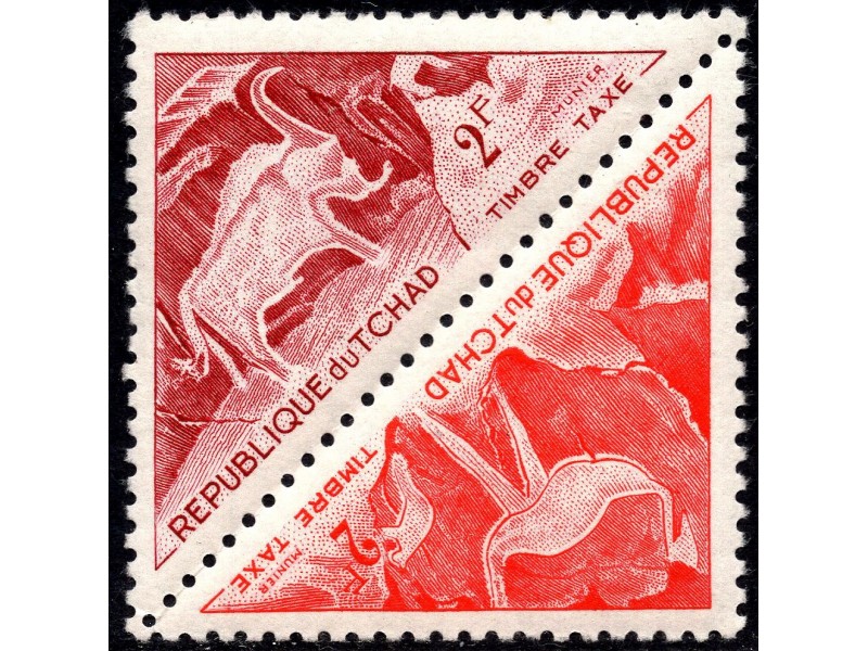 Republique du Tchad 1962. Timbre Taxe