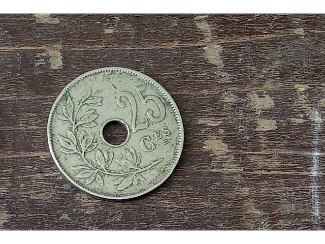 BELGIJA BELGIQUE 25 C 1921