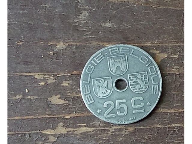 BELGIJA BELGIQUE 25 C 1942