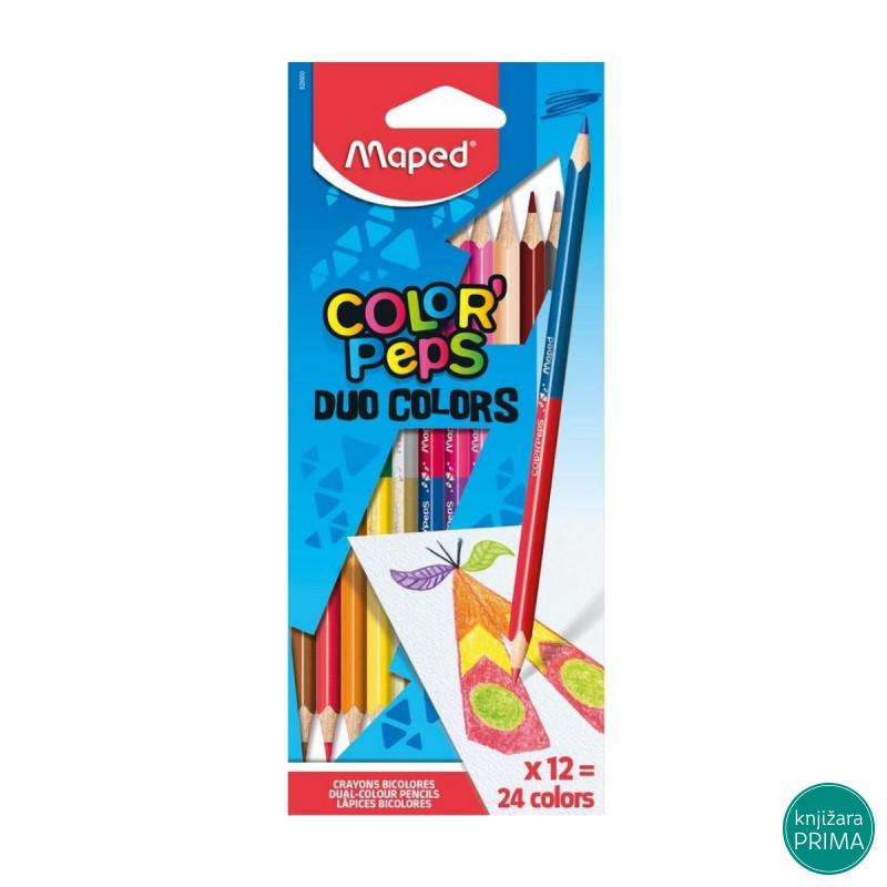 Drvene bojice MAPED Duo