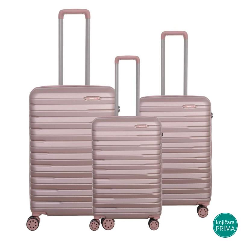 Set kofera ORNELLI pearl rose gold