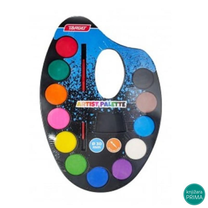 Vodene boje 12 TARGET paleta
