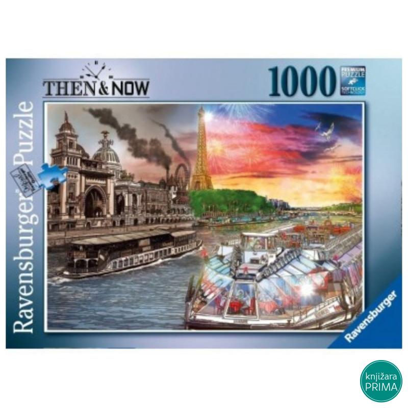 Puzzle RAVENSBURGER Pariz nekad i sad 1000