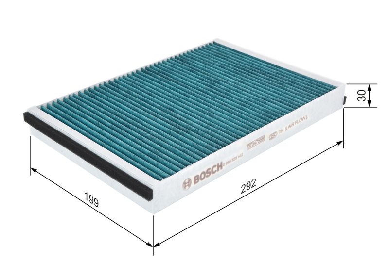 Filter, vazduh unutrašnjeg prostora BOSCH 0 986 628 532