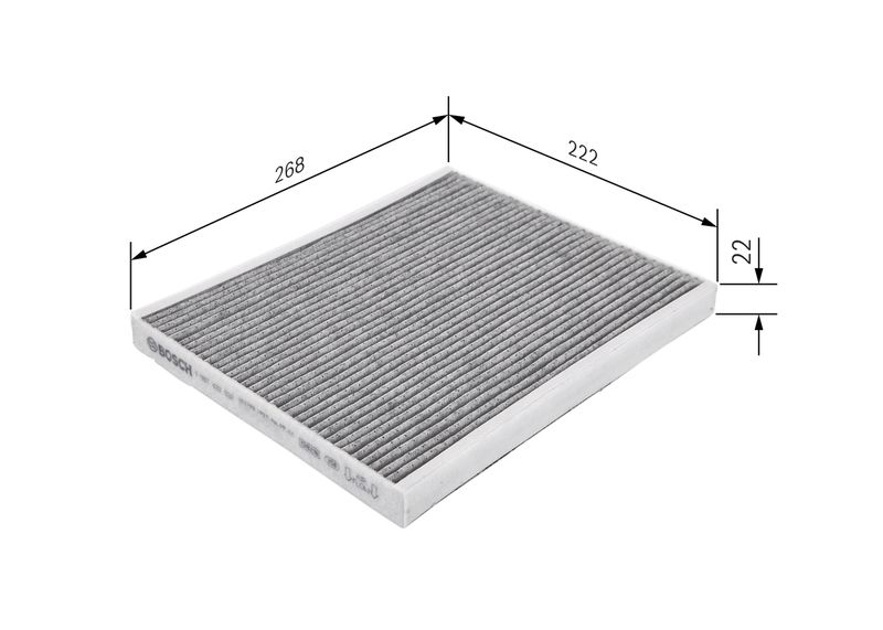 Filter, vazduh unutrašnjeg prostora BOSCH 1 987 432 537