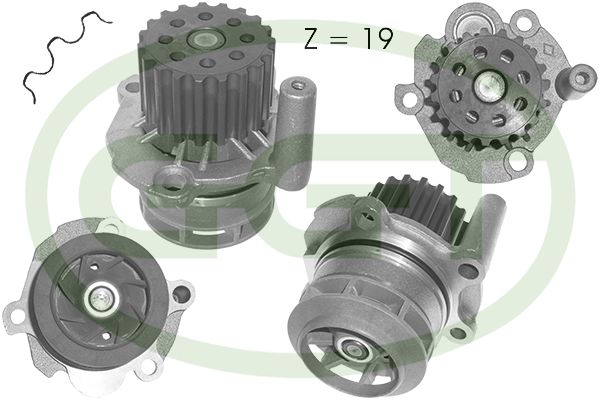 Pumpa za vodu, hlađenje motora GGT PA12796