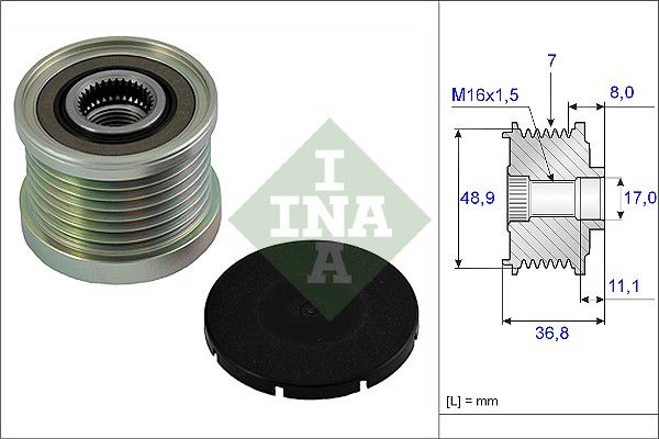 Remenica alternatora Schaeffler INA 535 0081 10