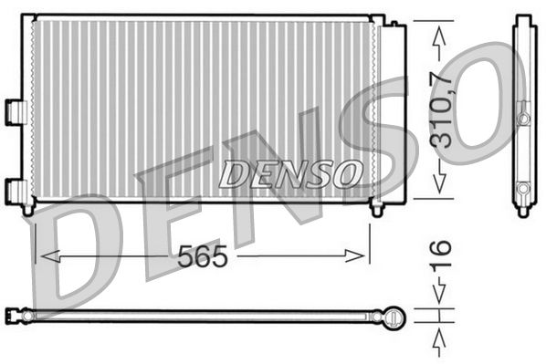 Hladnjak klime, kondenzator DENSO DCN09070