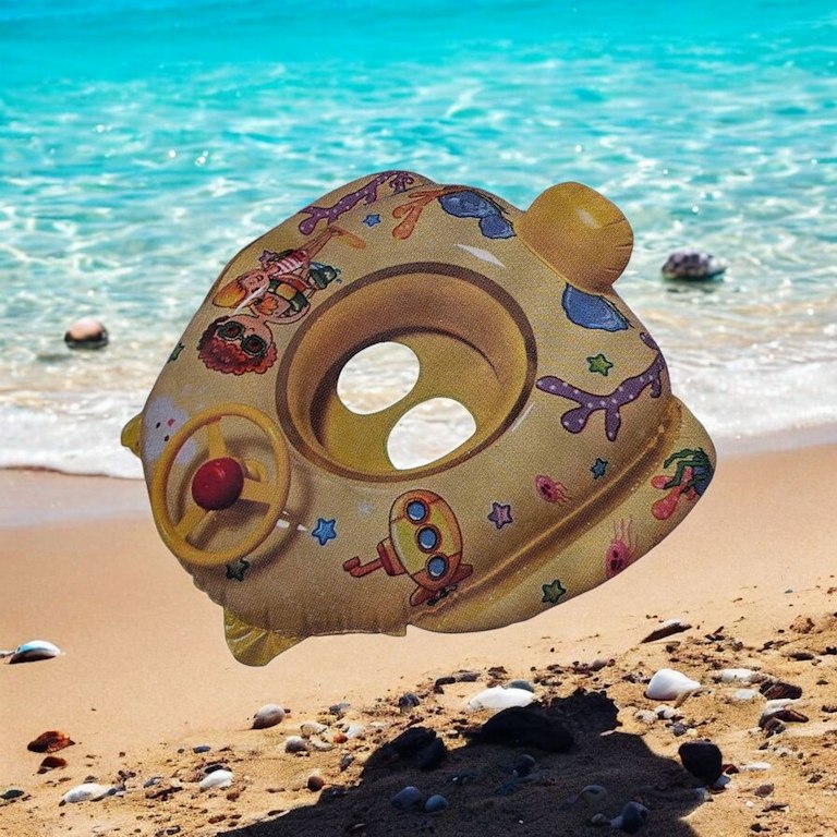 Camac dubak sa volanom ZUTI, ROZE I PLAVI 67*80cm