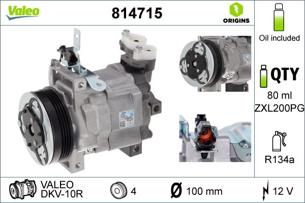 Kompresor, klima-uređaj VALEO 814715