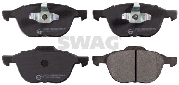Komplet pločica, disk-kočnica SWAG 50 91 6479