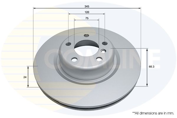 Kočioni disk COMLINE ADC2837V