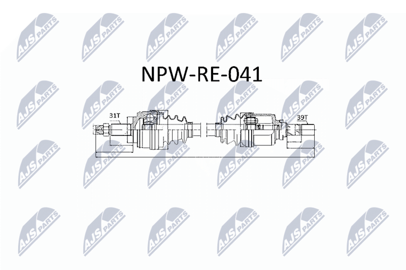 Poluosovina NTY NPW-RE-041