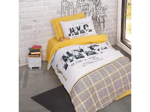 DekorDom Posteljina CB Ranforce Single 140x200cm Girls&Boys Worldwide