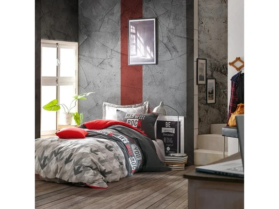 DekorDom Posteljina CB Ranforce Single 140x200cm Girls&Boys Rock