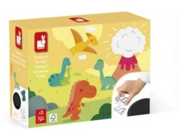 Janod Set od 15 pečata Dinosaurusi